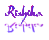 Rishika logo. Free logo maker.
