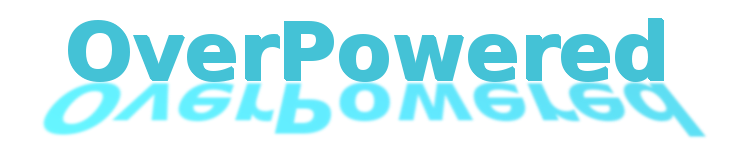 OverPowered logo. Free logo maker.