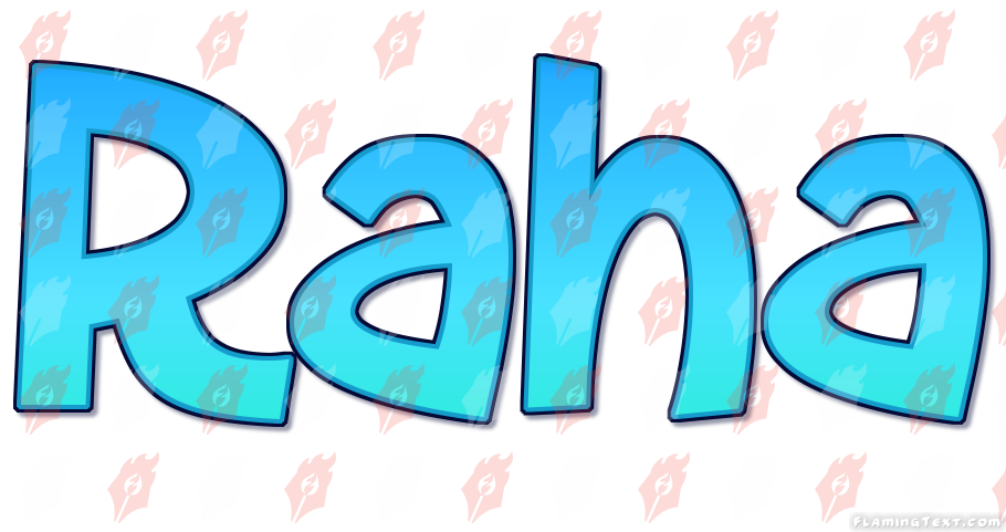 Raha logo. Free logo maker.