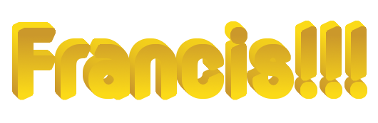 Francis!!! logo. Free logo maker.