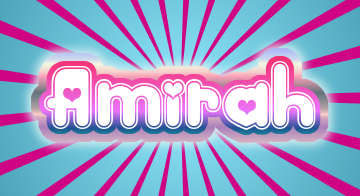 Amirah logo. Free logo maker.