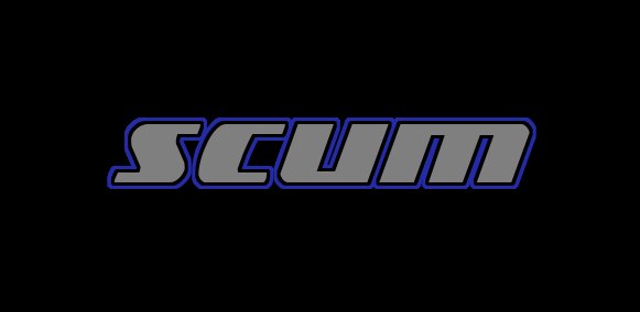 SCUM logo. Free logo maker.