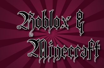 Roblox & Minecraft logo. Free logo maker.
