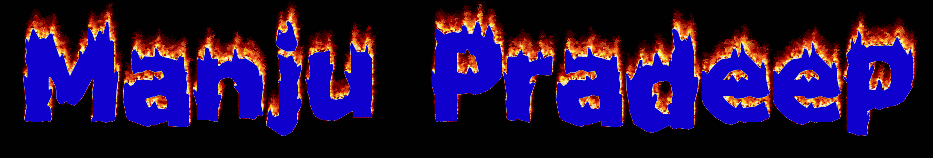 Manju Pradeep logo. Free logo maker.