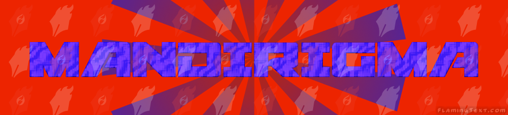 MANDIRIGMA logo. Free logo maker.