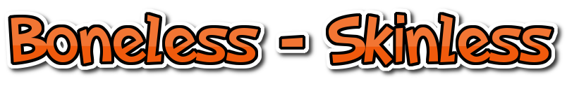 Boneless - Skinless logo. Free logo maker.