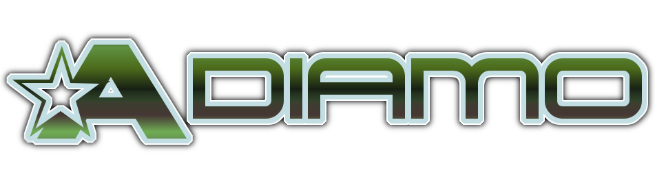 Adiamo logo. Free logo maker.