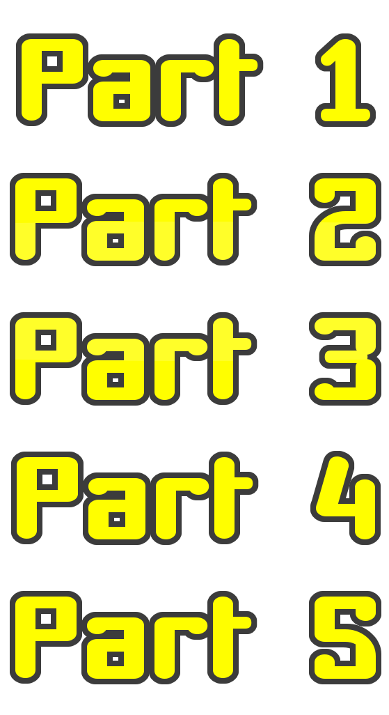 Part 1 Part 2 Part 3 Part 4 Part 5 logo. Free logo maker.