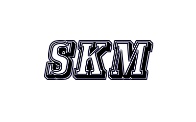 SKM logo. Free logo maker.