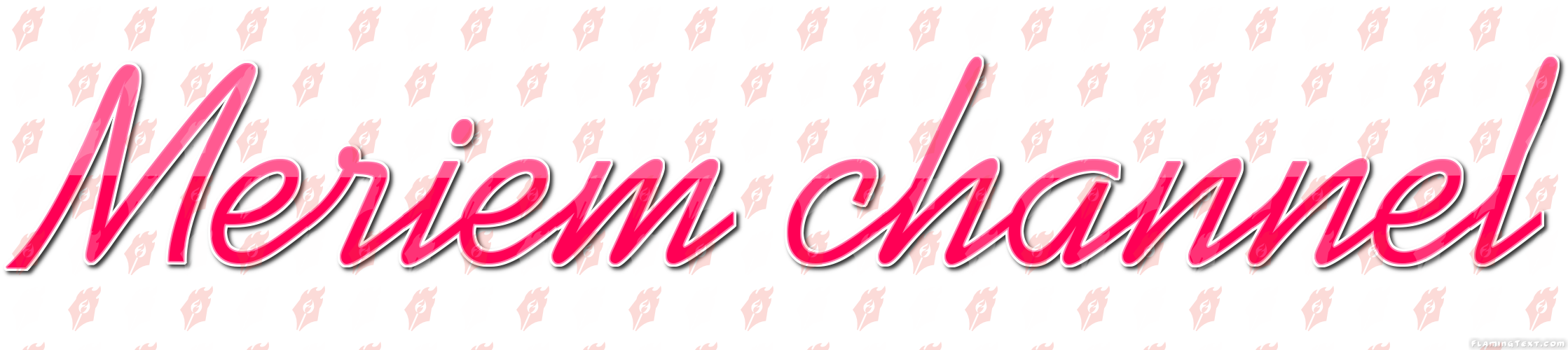 Meriem channel logo. Free logo maker.