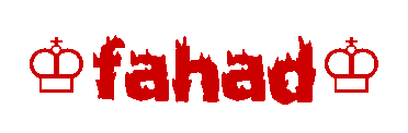♔fahad♔ logo. Free logo maker.