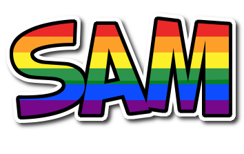 SAM logo. Free logo maker.