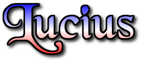 Lucius logo. Free logo maker.
