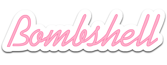 Bombshell logo. Free logo maker.