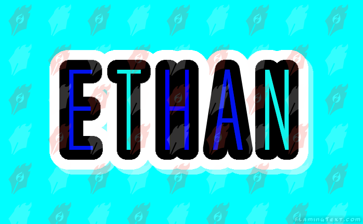 ETHAN logo. Free logo maker.