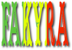 Fakyra logo. Free logo maker.