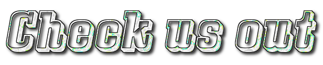 Check us out logo. Free logo maker.