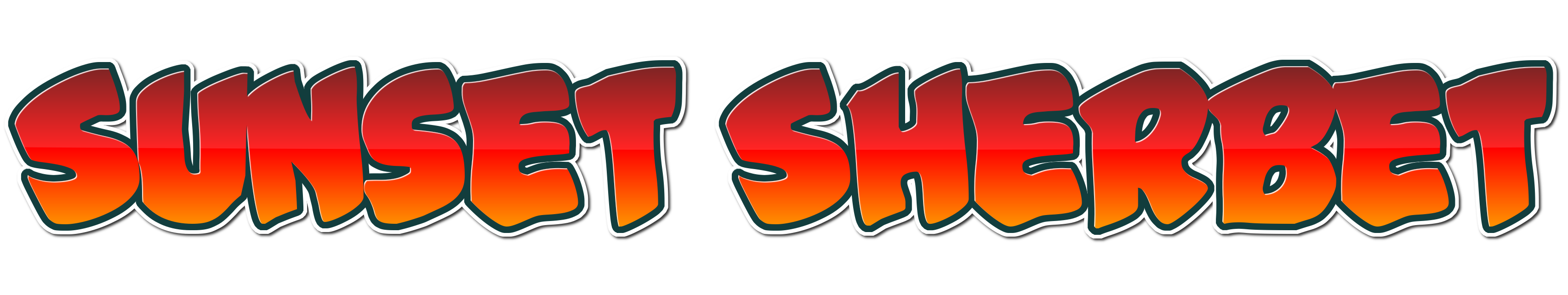 Sunset Sherbet logo. Free logo maker.