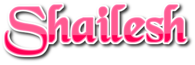 Shailesh Name Logo