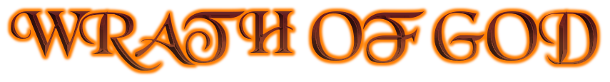 WRATH OF GOD logo. Free logo maker.