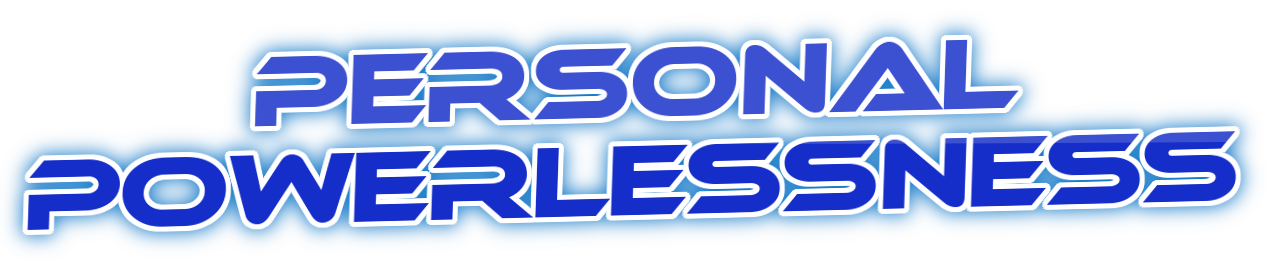 Personal Powerlessness logo. Free logo maker.