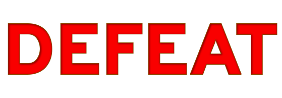 DEFEAT logo. Free logo maker.
