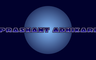 Prashant Adhikari logo. Free logo maker.