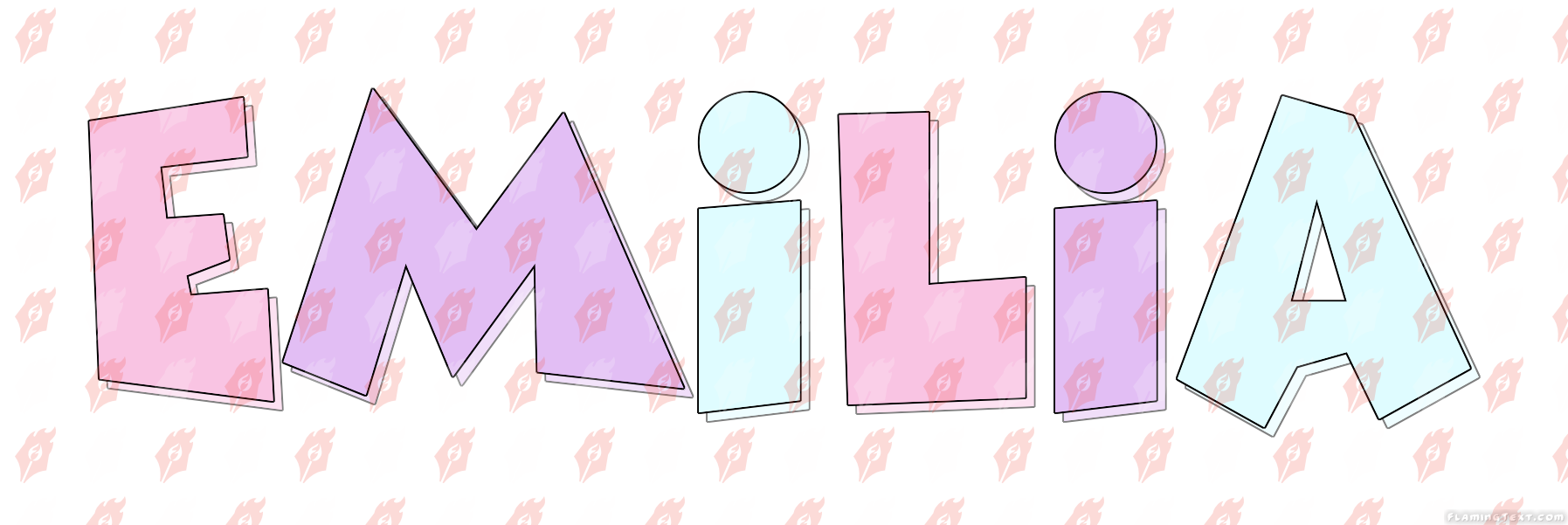 Emilia logo. Free logo maker.