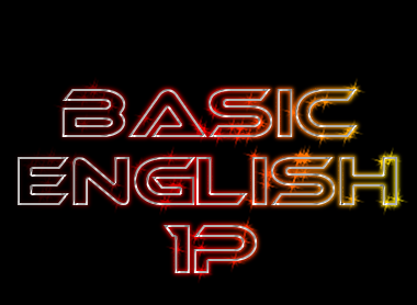 Basic English 1P logo. Free logo maker.