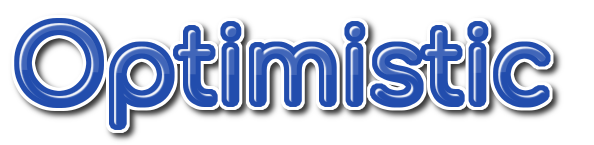 Optimistic logo. Free logo maker.