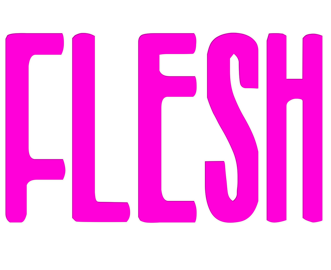 FLESH logo. Free logo maker.