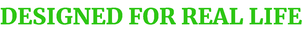 DESIGNED FOR REAL LIFE logo. Free logo maker.