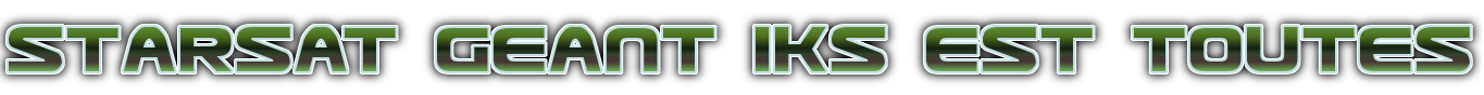 Starsat Geant Iks est toutes logo. Free logo maker.
