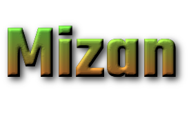 Mizan logo. Free logo maker.