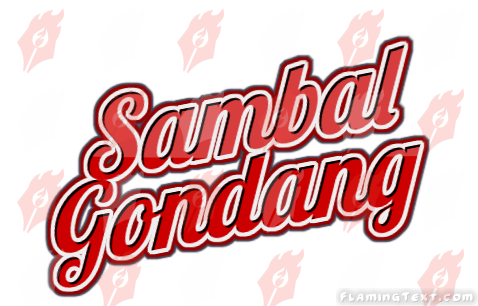 Sambal Gondang logo. Free logo maker.