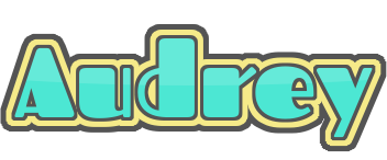 Audrey logo. Free logo maker.