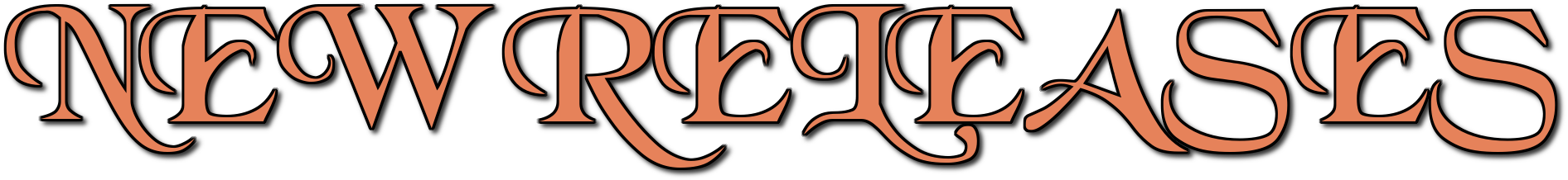 NEW RELEASES logo. Free logo maker.