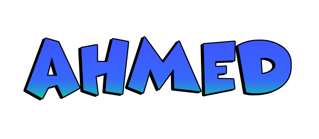 ahmed logo. Free logo maker.