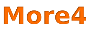 More4 logo. Free logo maker.