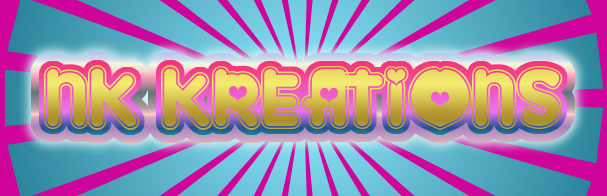 NK KREATIONS logo. Free logo maker.