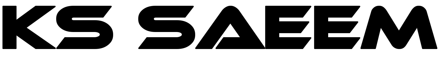 KS Saeem logo. Free logo maker.