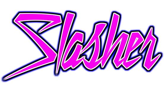 Slasher logo. Free logo maker.