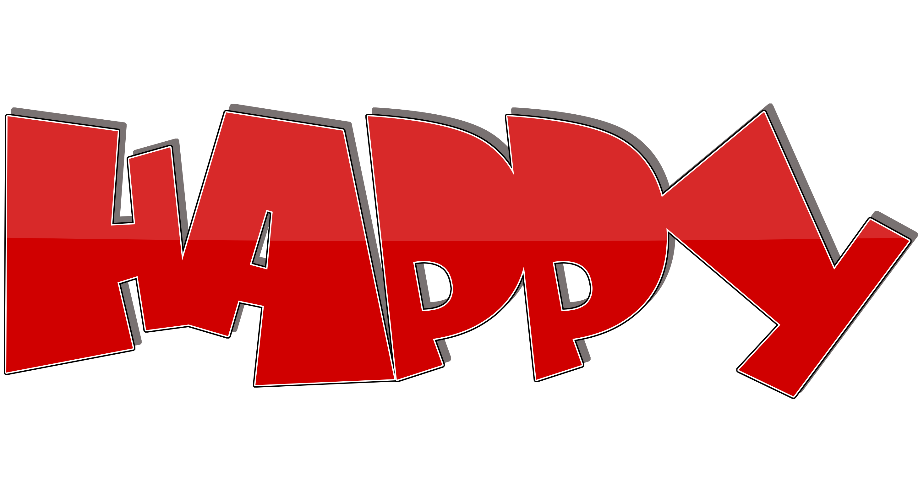 HAPPY logo. Free logo maker.