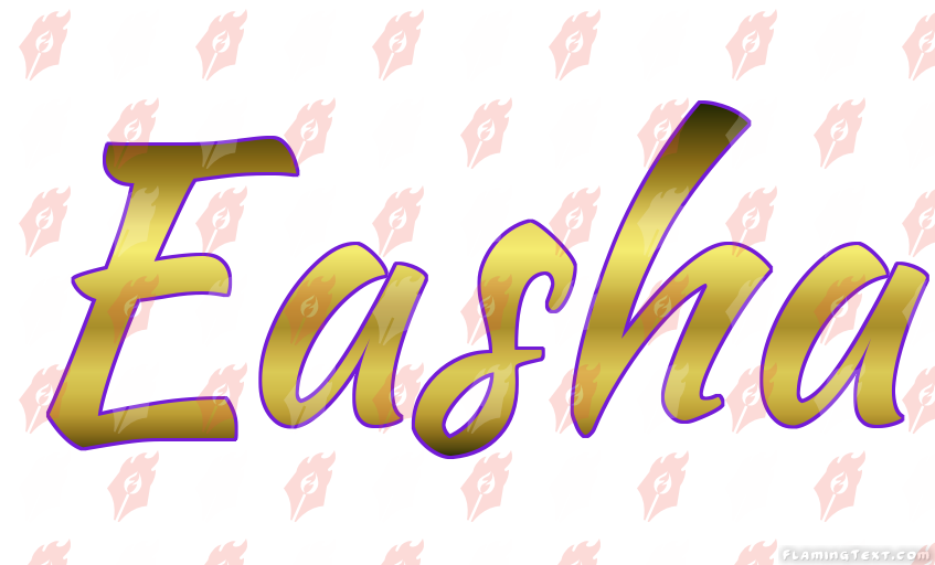 Easha logo. Free logo maker.