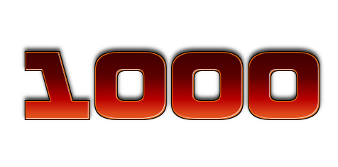 1000 logo. Free logo maker.