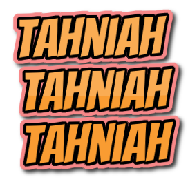 Tahniah Tahniah Tahniah logo. Free logo maker.