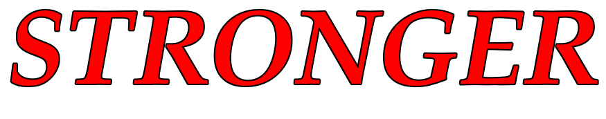 STRONGER logo. Free logo maker.