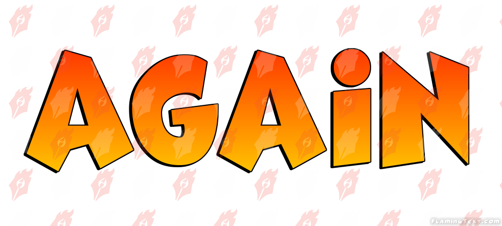 again logo. Free logo maker.