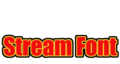 Stream Font logo. Free logo maker.