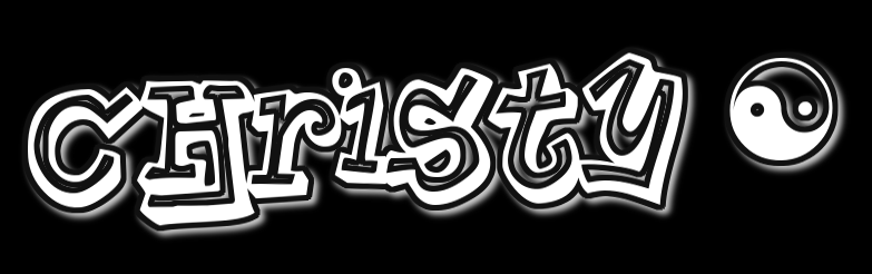 Christy ☯ logo. Free logo maker.